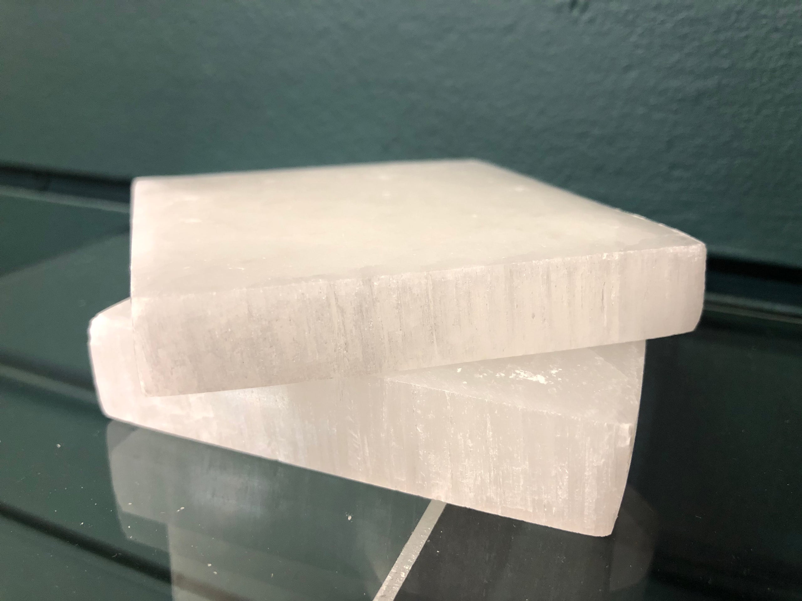 Selenite Square Tiles | The Curious Cauldron